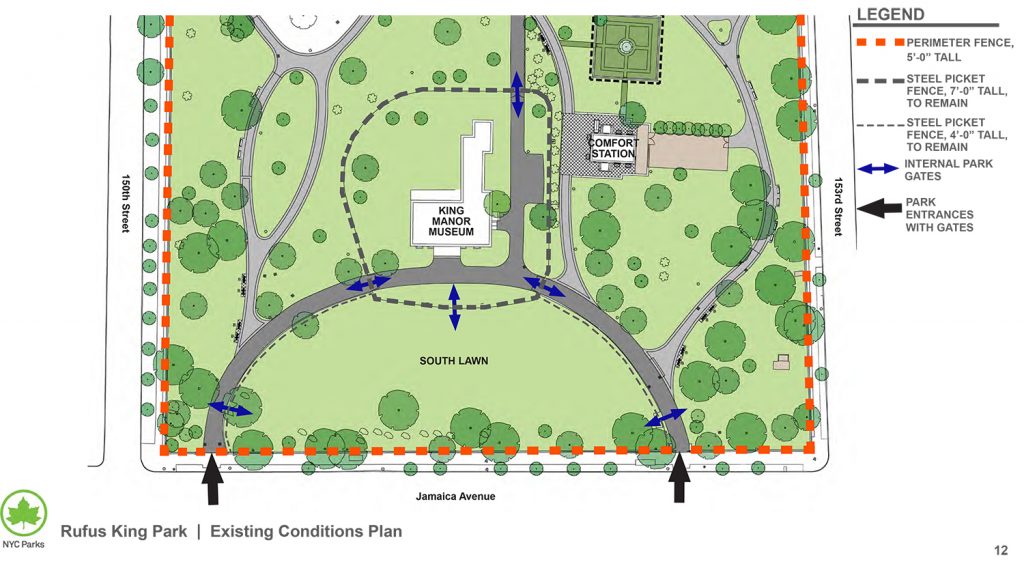 Landmarked Rufus King Park in Queens to Get New Entrances and Other ...