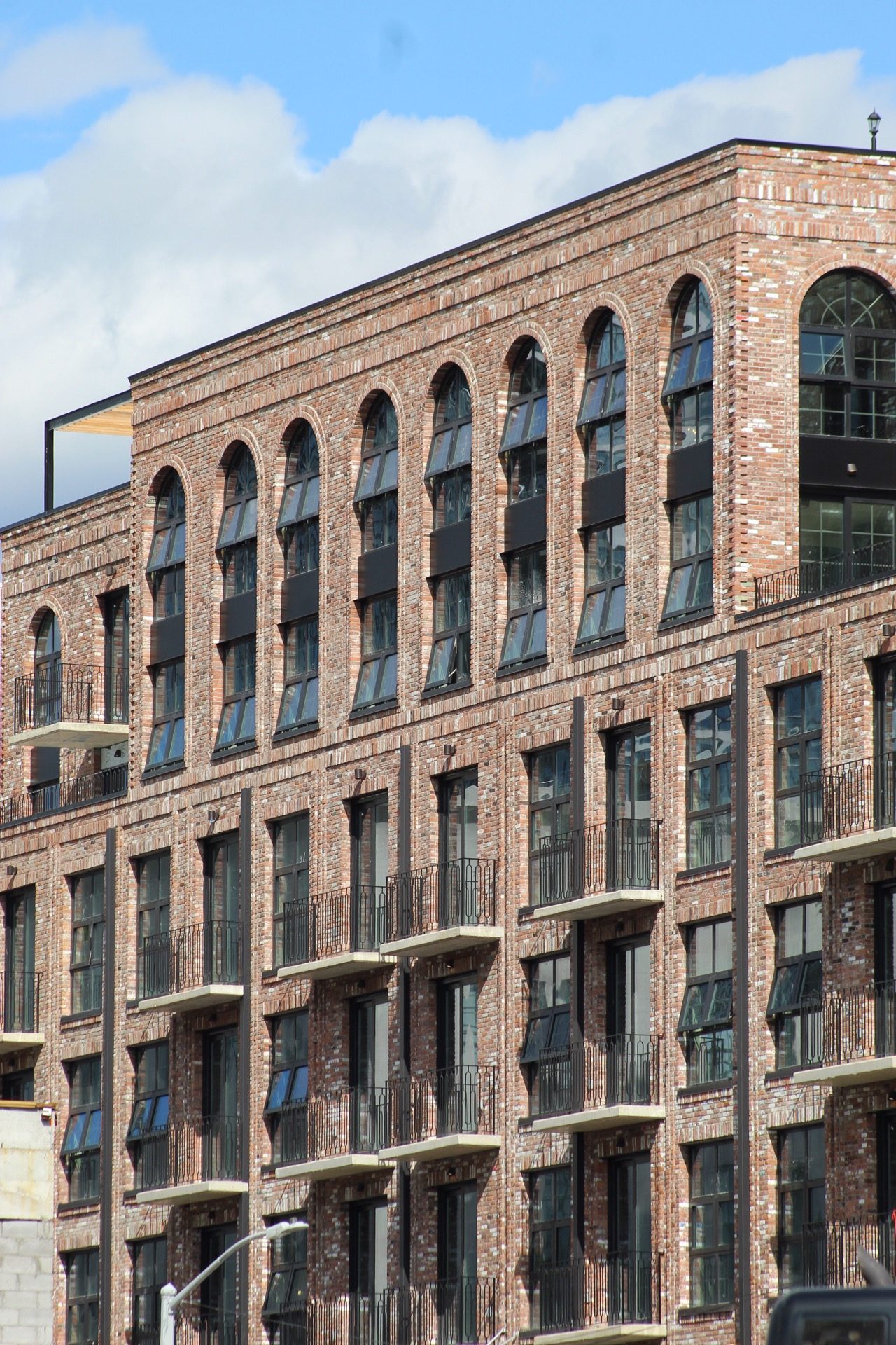 Exterior Brick Curtain Wall Wraps Up on 187 Kent Avenue in Williamsburg ...